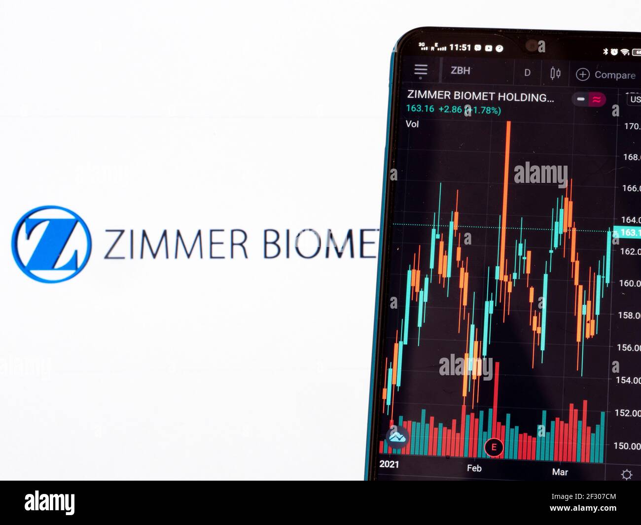 Zimmer Biomet Logo Banque d'image et photos - Alamy