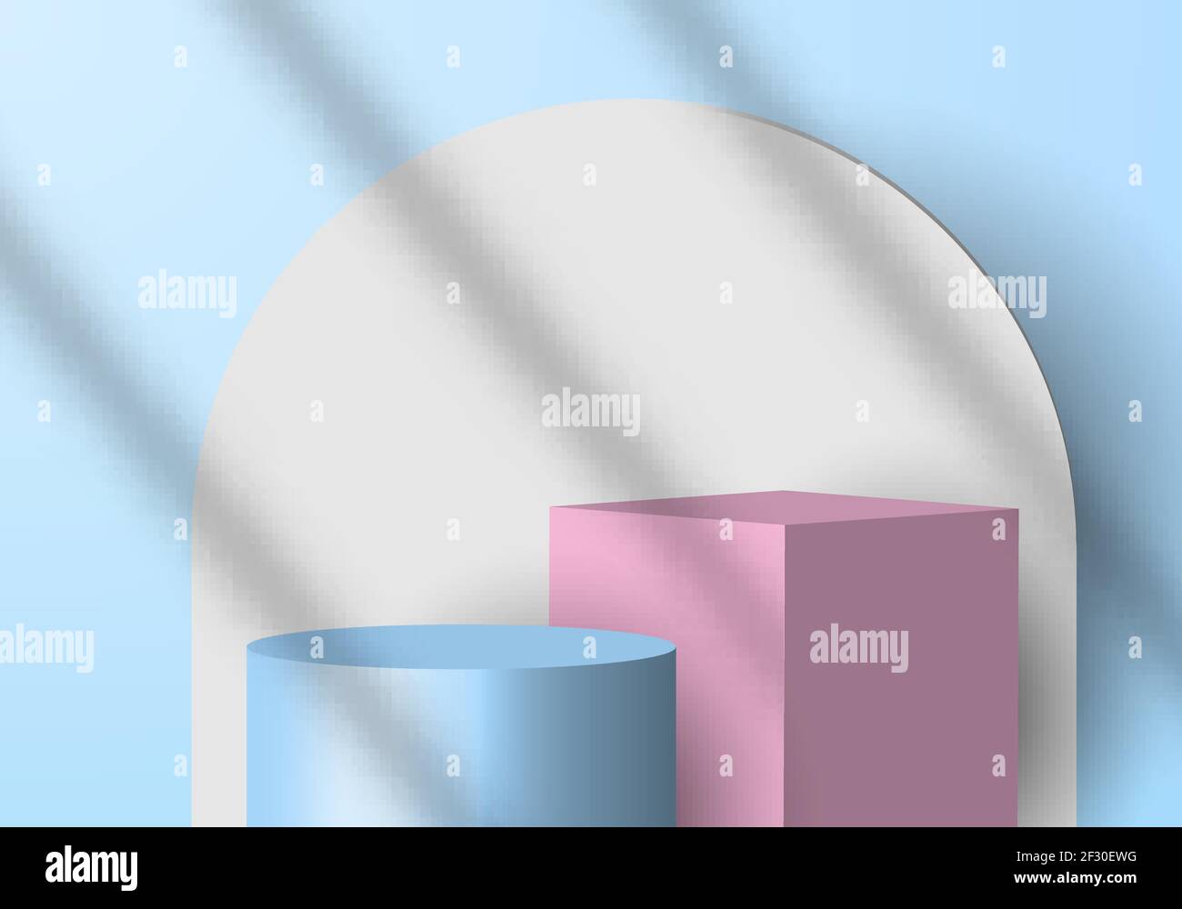 Cube rose Banque d'images vectorielles - Alamy