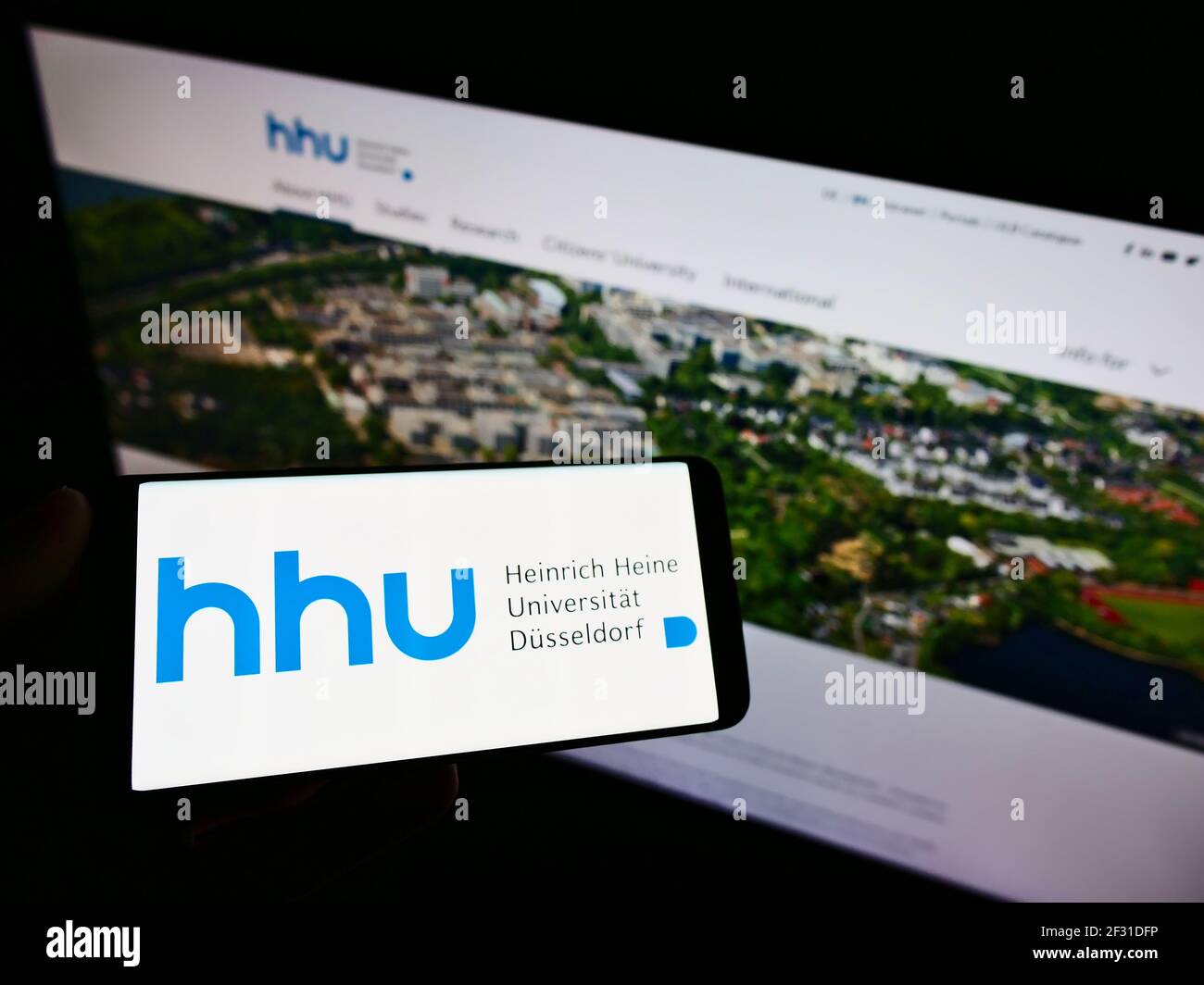 Hhu logo Banque de photographies et d’images à haute résolution - Alamy