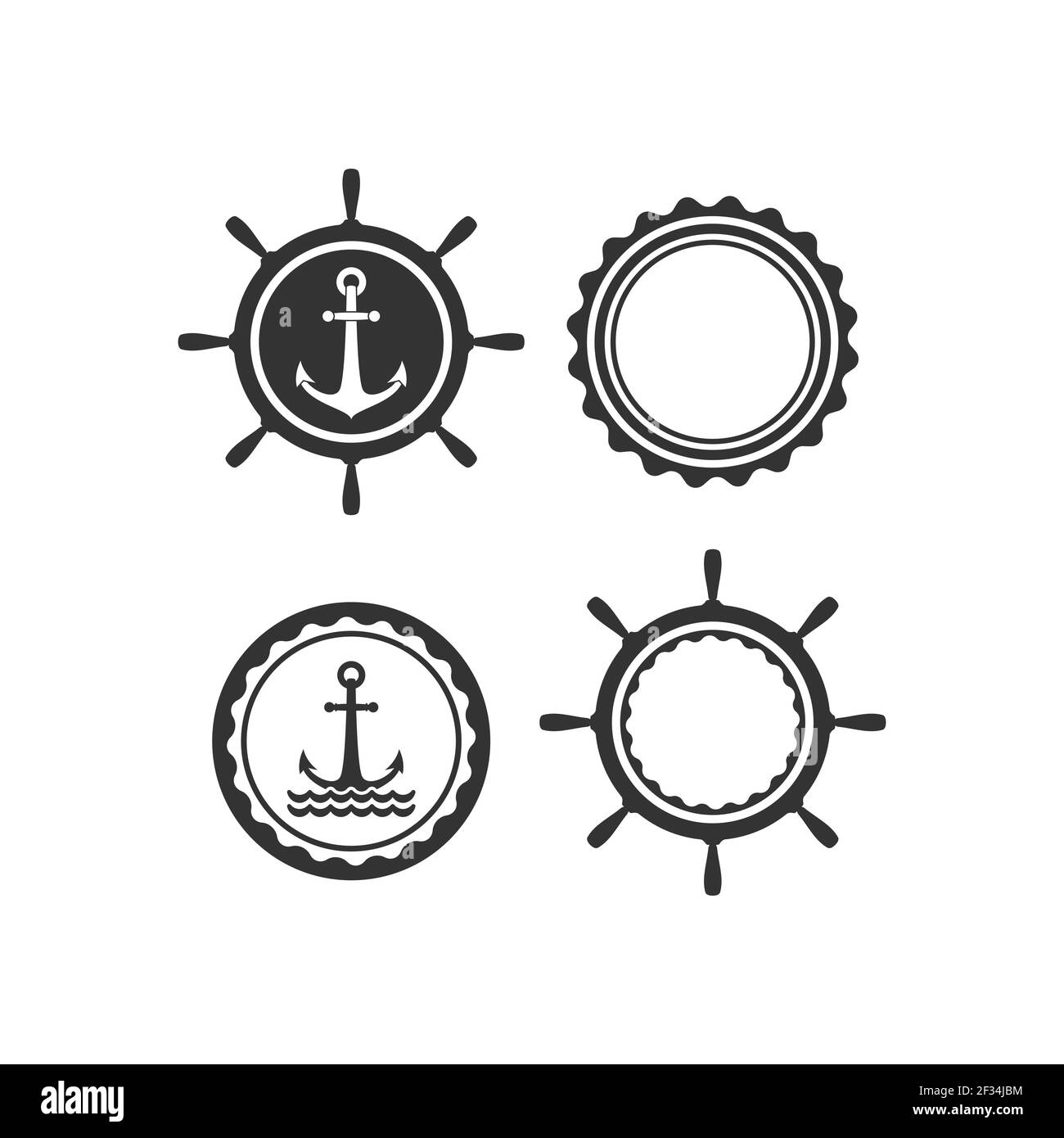 Vieux quai et bateau Banque d'images vectorielles - Alamy