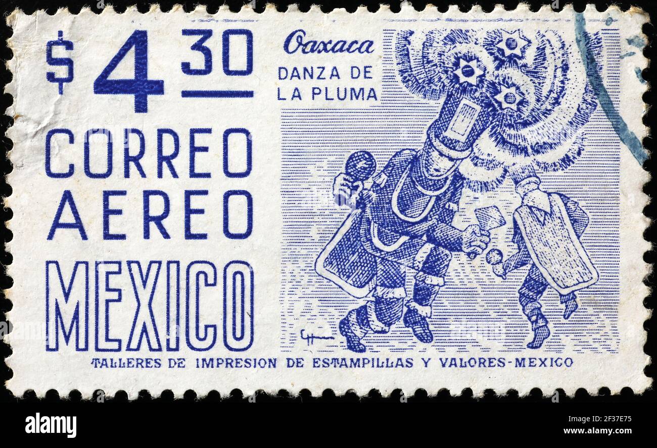 Mexican postage stamp mexico Banque de photographies et d’images à ...