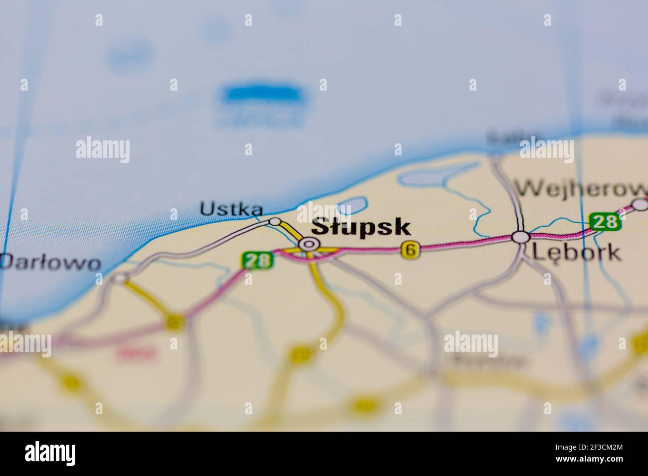 Carte de slupsk Banque de photographies et d’images à haute résolution ...