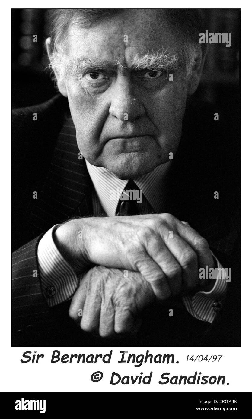 Margaret thatcher bernard ingham Banque d'images noir et blanc - Alamy