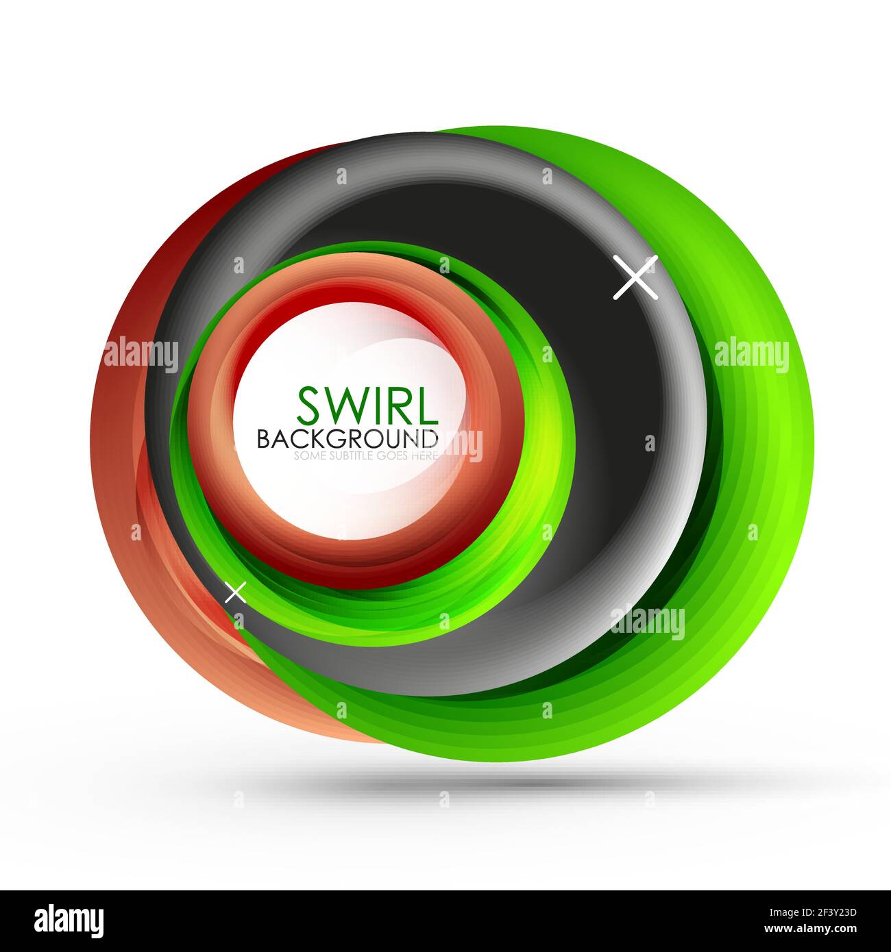 Les lignes en spirale tourbillon vecteur 3d abstract background. Les ...