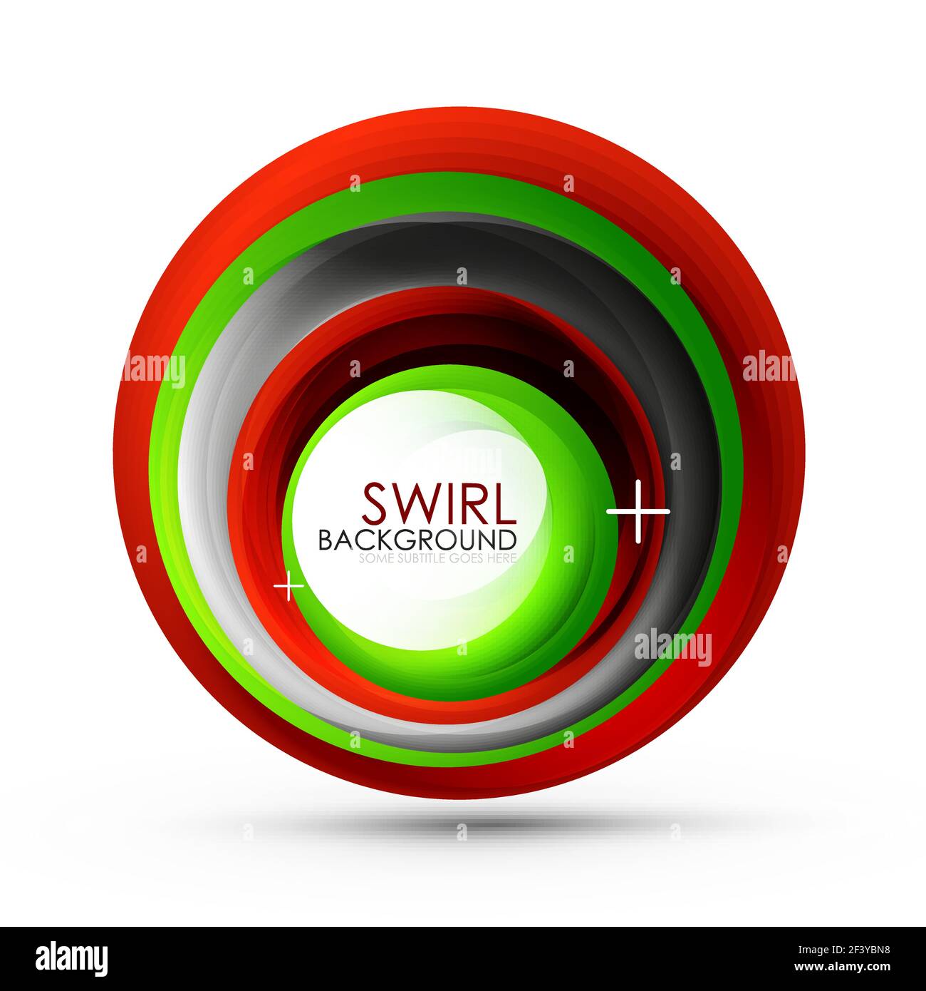 Les lignes en spirale tourbillon vecteur 3d abstract background. Les ...