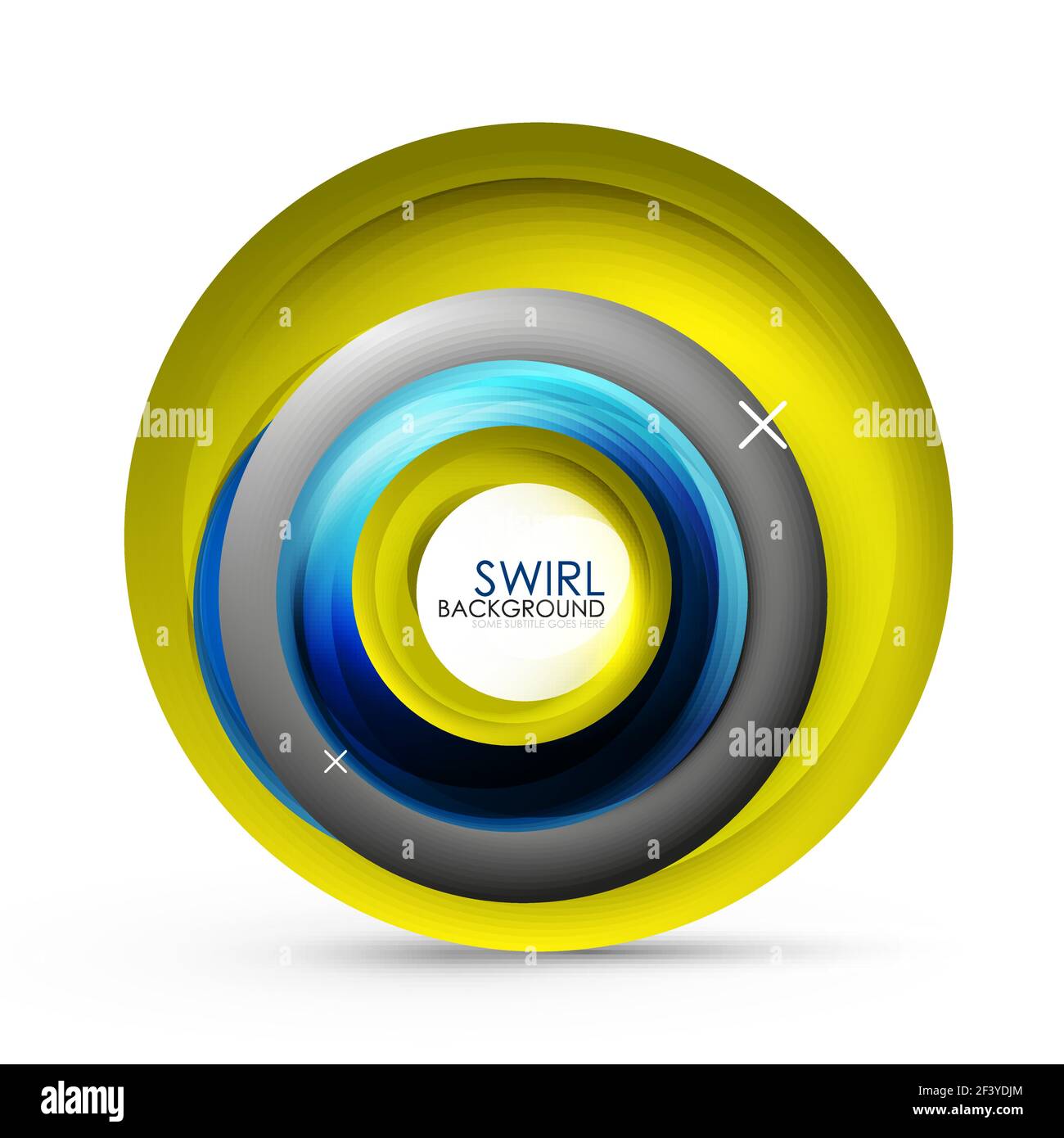 Les lignes en spirale tourbillon vecteur 3d abstract background. Les ...