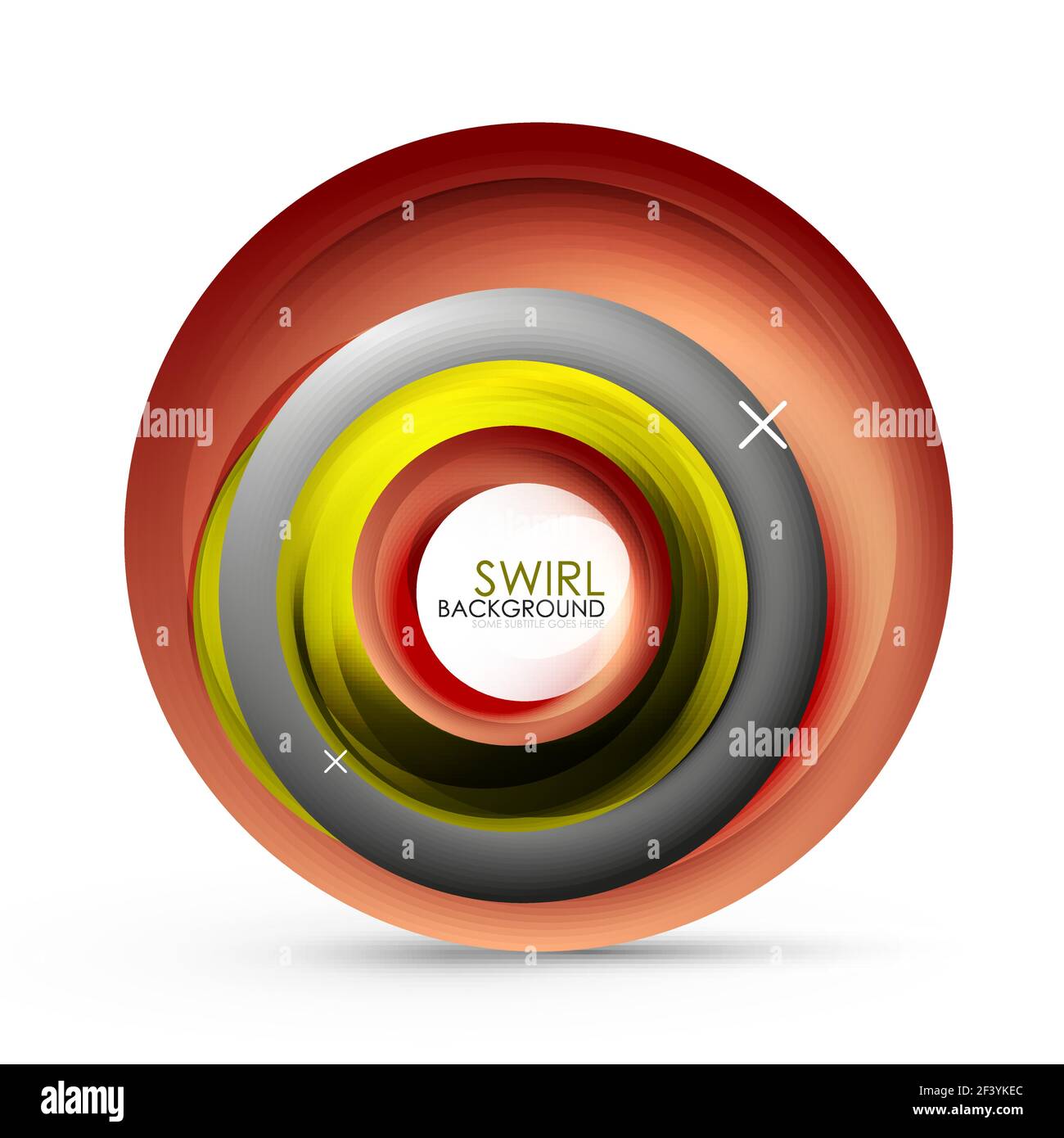 Les lignes en spirale tourbillon vecteur 3d abstract background. Les ...