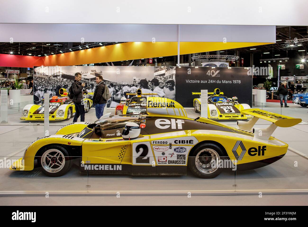 Alpine Renault A442 B N.2 (1978) lors du salon Retromobile, du 6 au 11 ...