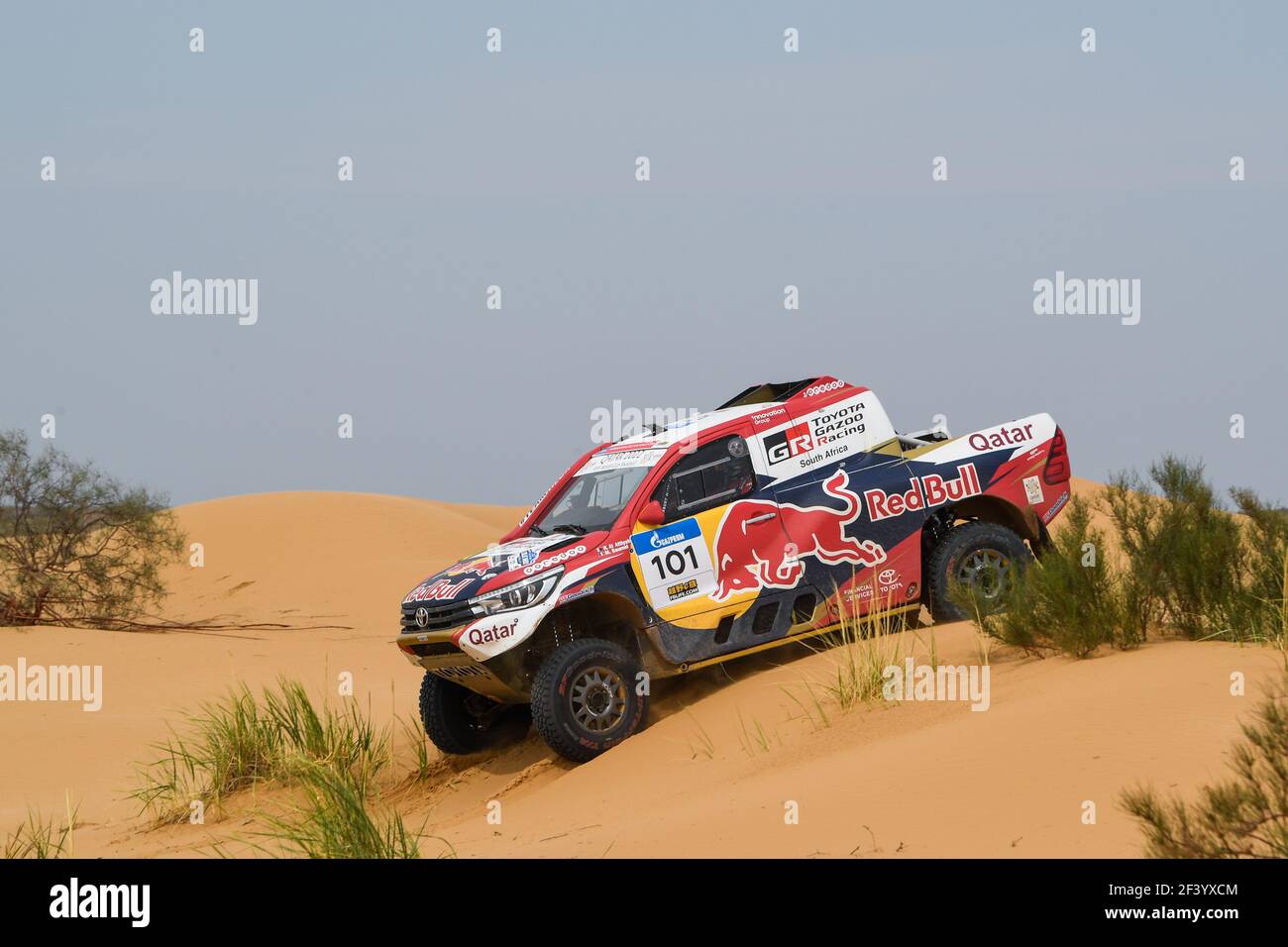 101 AL ATTIYA Nasser (QAT),BAUMEL Mathieu (FRA), TOYOTA HILUX, auto ...