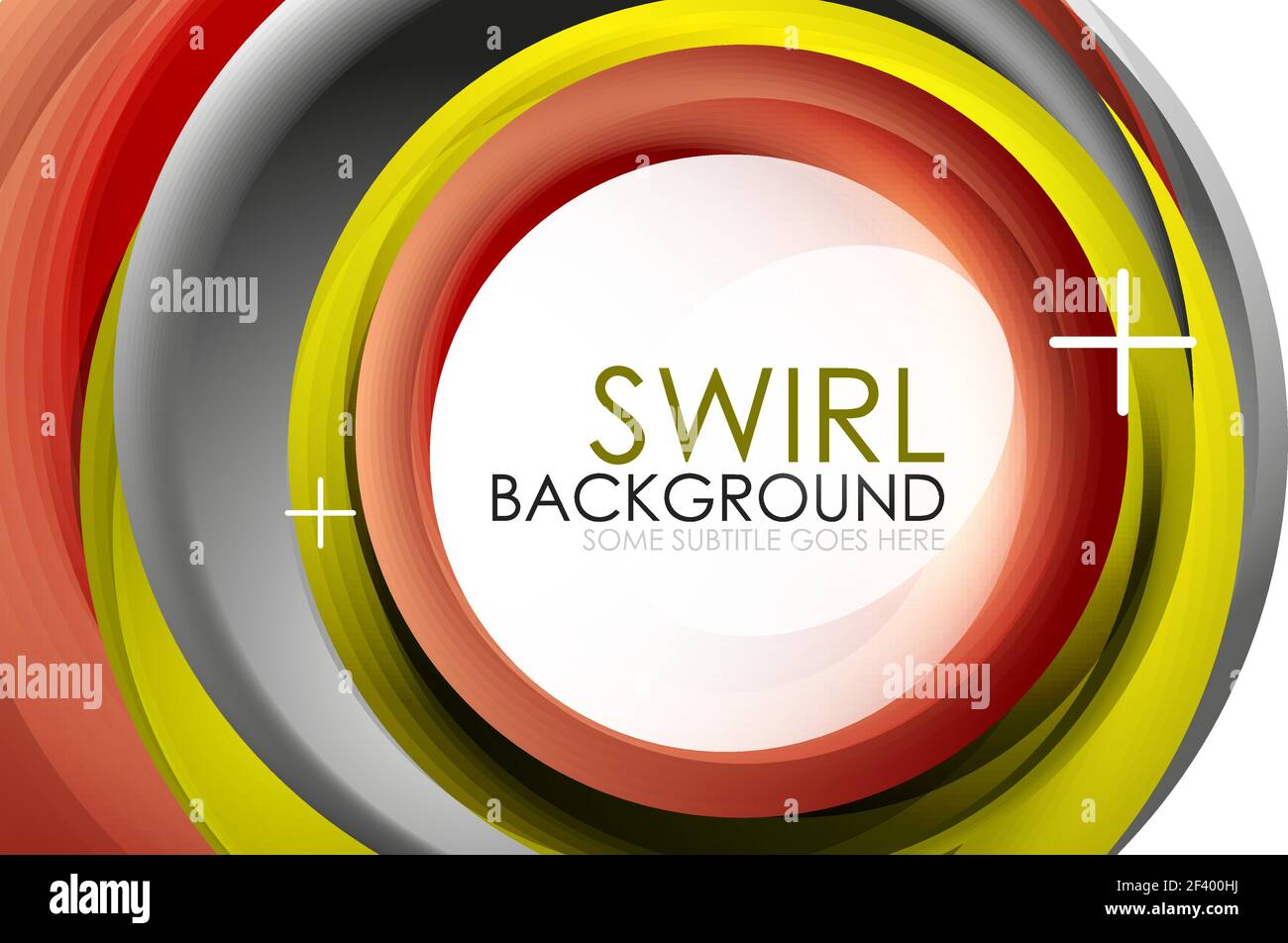 Les lignes en spirale tourbillon vecteur 3d abstract background. Les ...