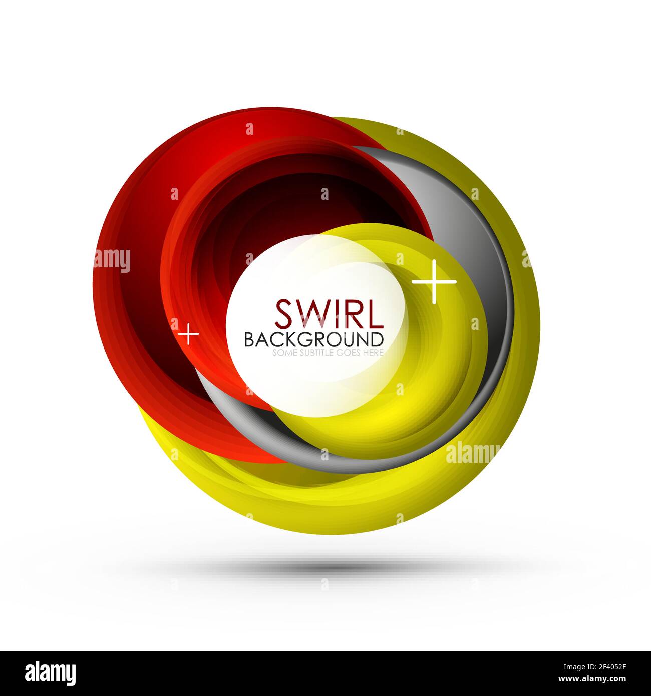 Les lignes en spirale tourbillon vecteur 3d abstract background. Les ...