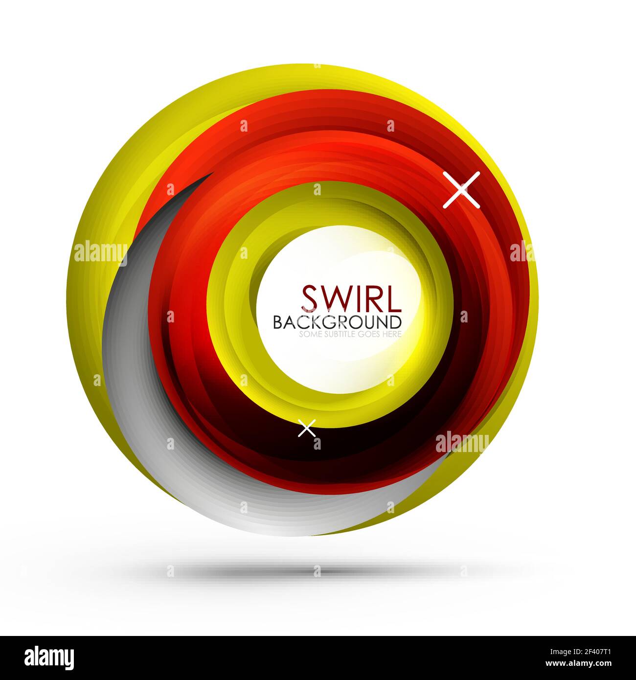 Les lignes en spirale tourbillon vecteur 3d abstract background. Les ...