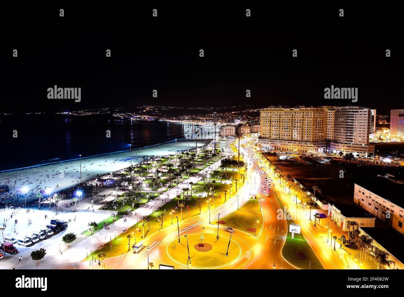 Casablanca city skyline Banque de photographies et d’images à haute ...