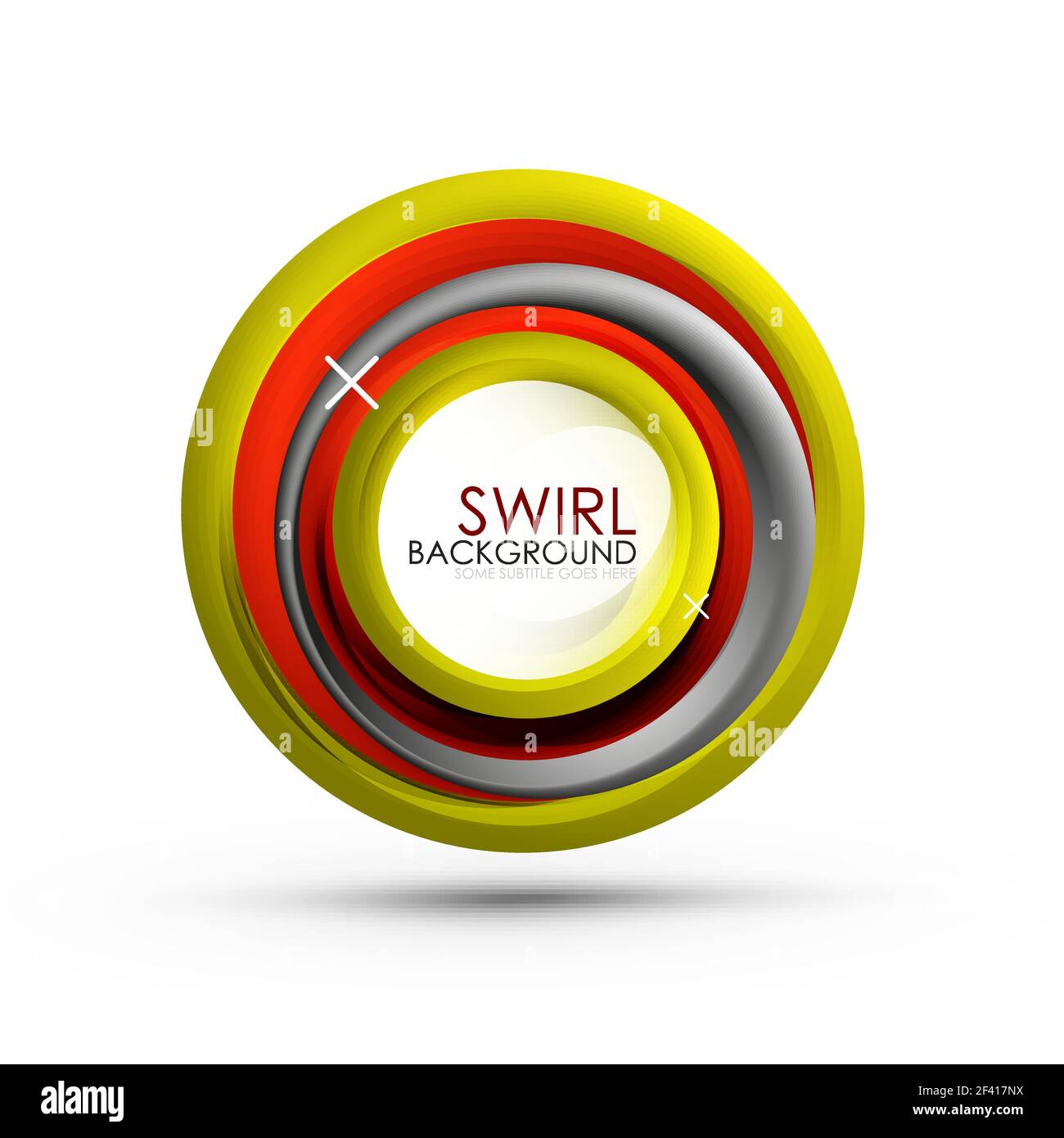 Les lignes en spirale tourbillon vecteur 3d abstract background. Les ...