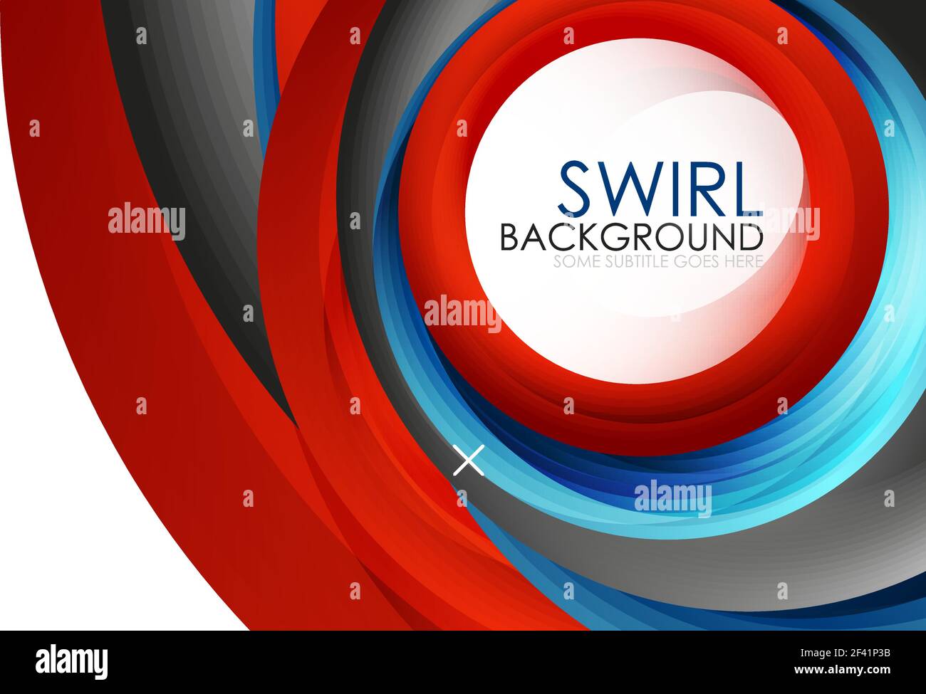 Les lignes en spirale tourbillon vecteur 3d abstract background. Les ...