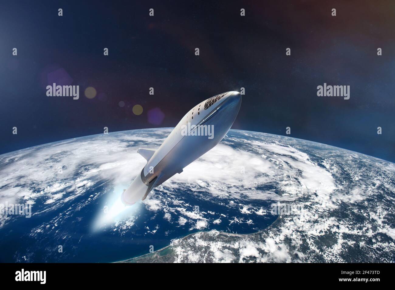 Orbite terrestre basse commerciale Banque de photographies et d’images ...