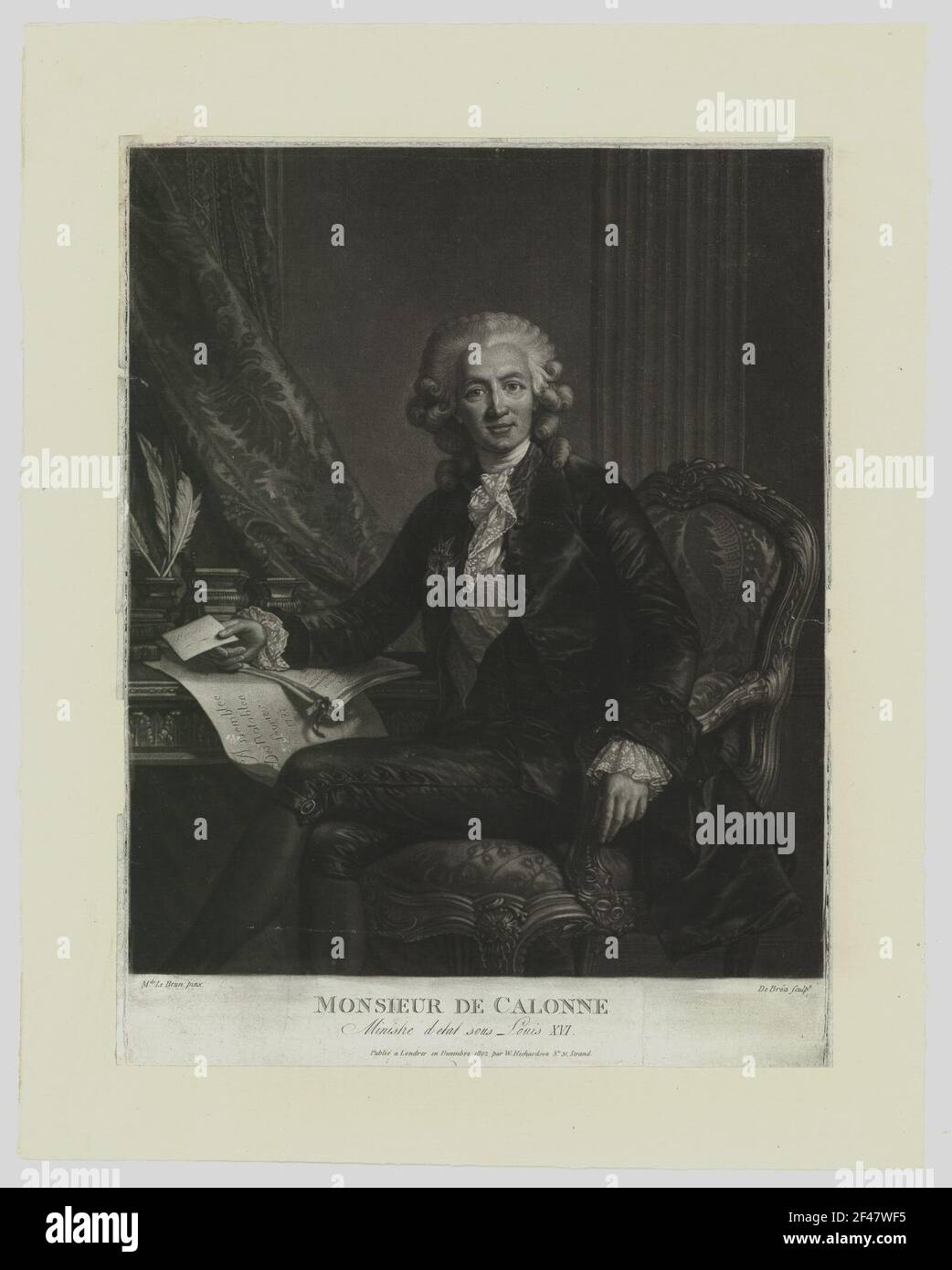 Charles alexandre de calonne Banque de photographies et d’images à ...
