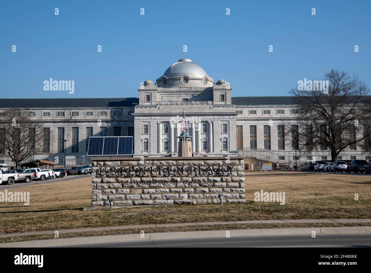 Leavenworth, Kansas. Le pénitencier des États-Unis est un pénitencier ...