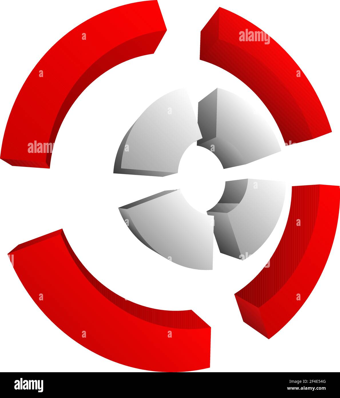 Réticule, icône de repère cible, symbole et logo. Précision, précision ...