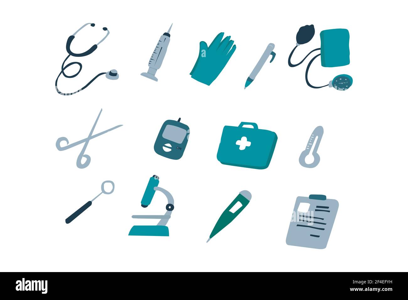 illustration du schéma des dispositifs médicaux Image Vectorielle Stock ...