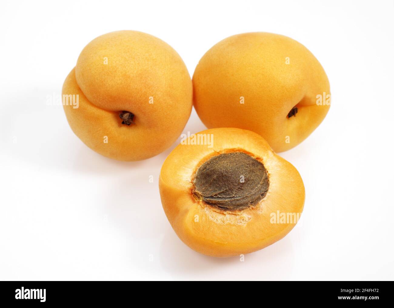 Fondo blanco de frutas y verduras Banque de photographies et d’images à ...