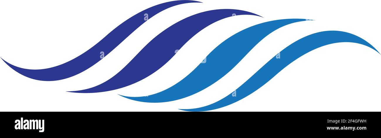 Modèle de logo Wave symbole vectoriel conception d'illustration Image ...