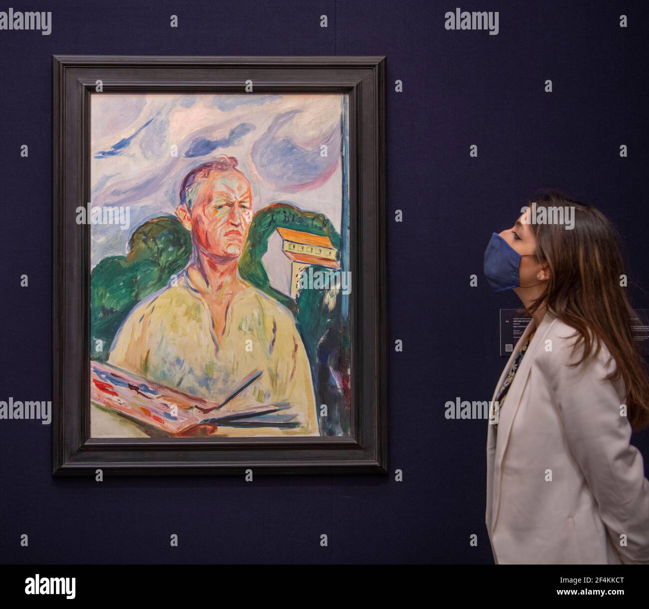 Edvard munch autoportrait Banque de photographies et d’images à haute ...