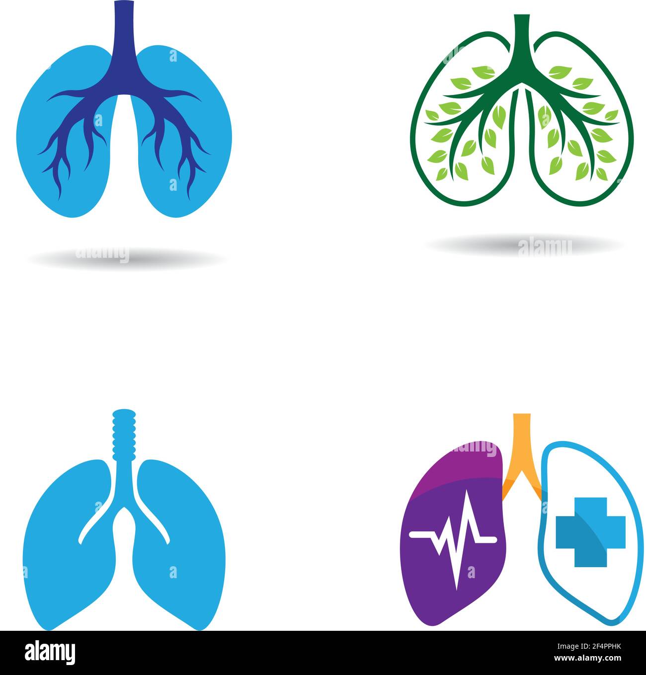 Poumon Logo Banque d'image et photos - Alamy