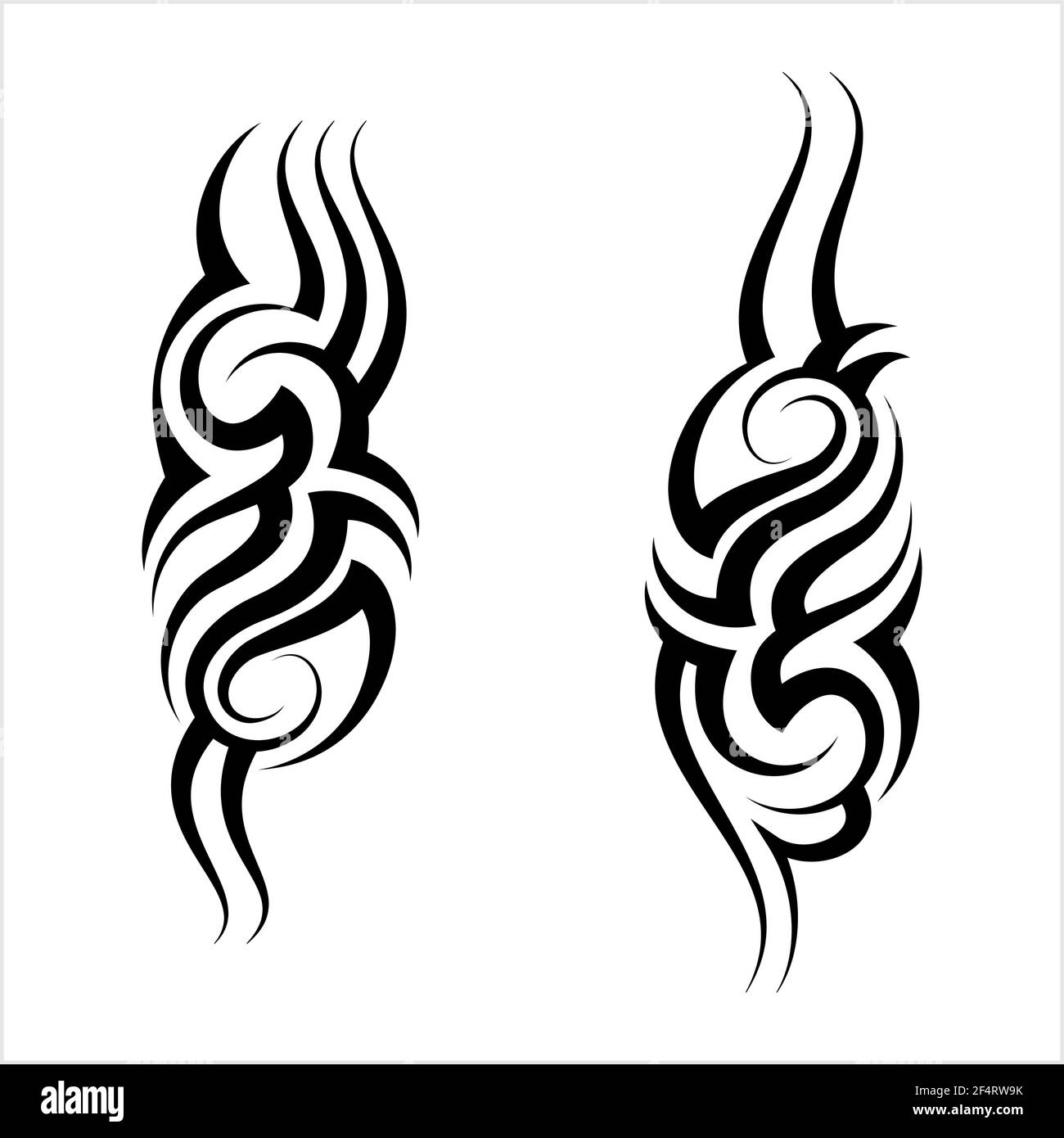 Brassard tribal Tattoo Design Vector Art Illustration Image Vectorielle ...