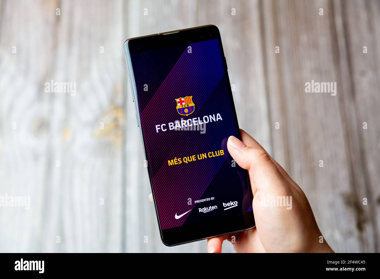 Applis du fc barcelona Banque de photographies et d’images à haute ...