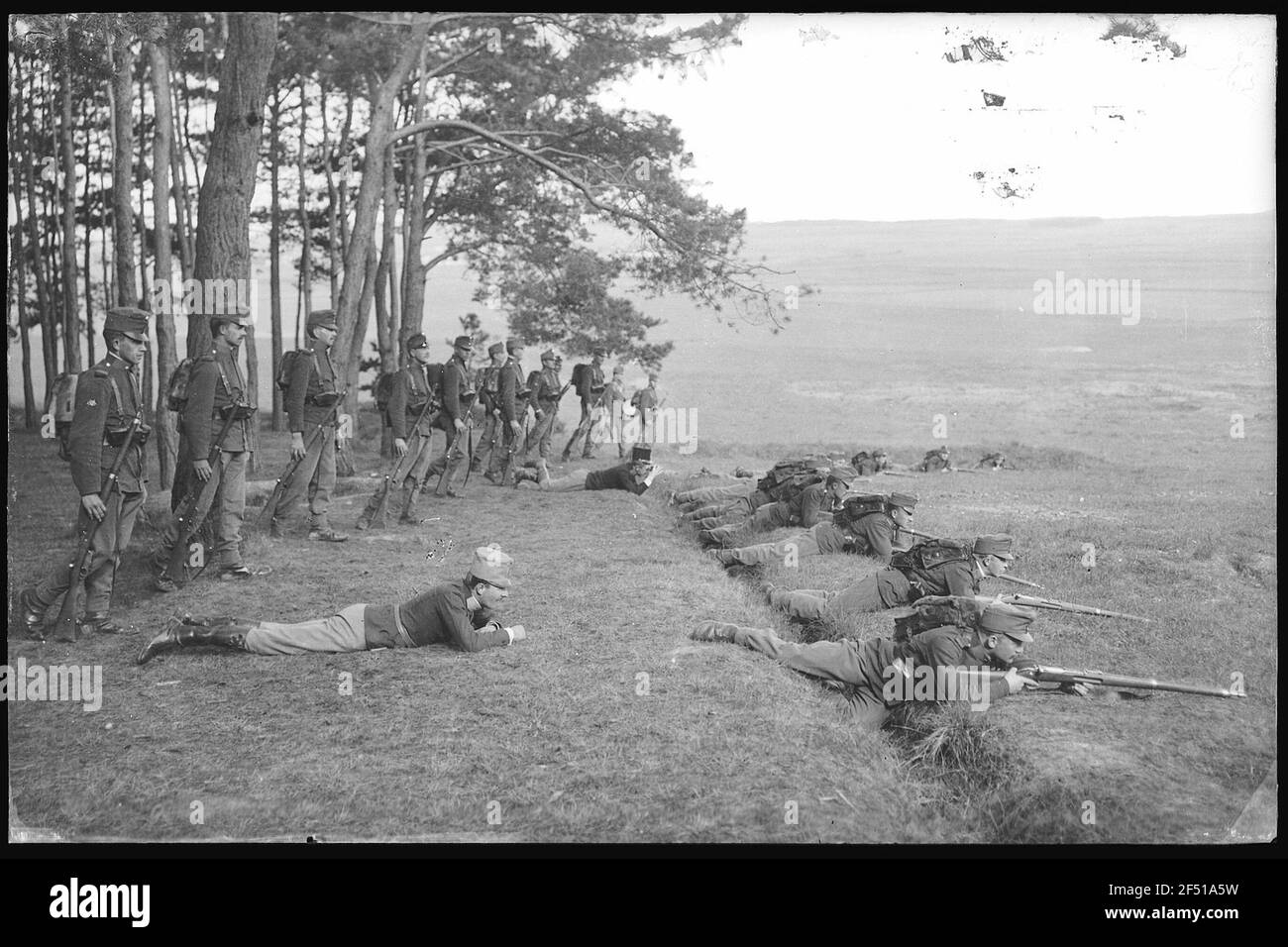 Bataillon de pionniers Banque d'images noir et blanc - Alamy