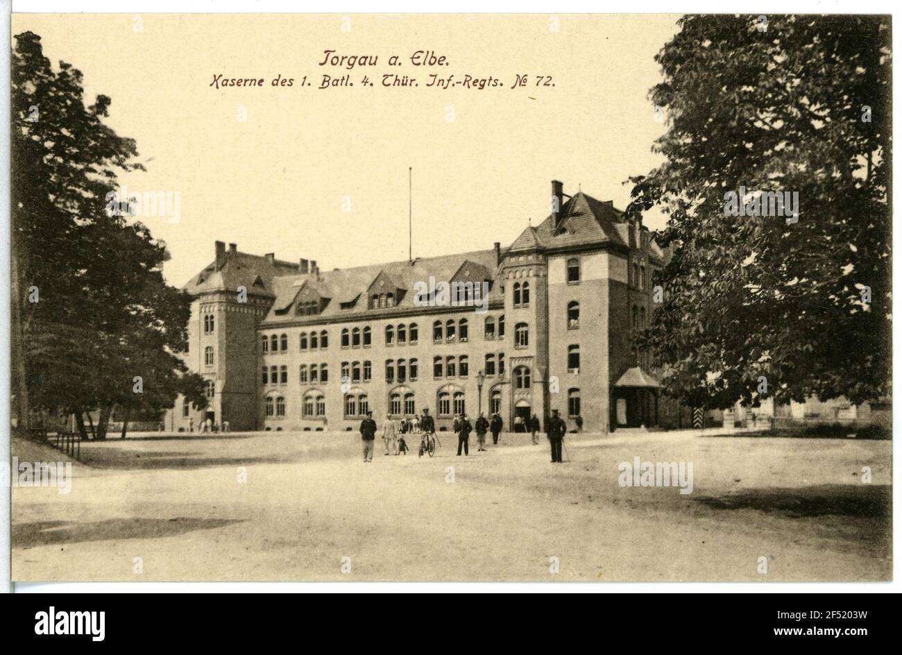 Cas du 4e Régiment d'infanterie de Thuringe no 72 1. Bataillon Torgau ...