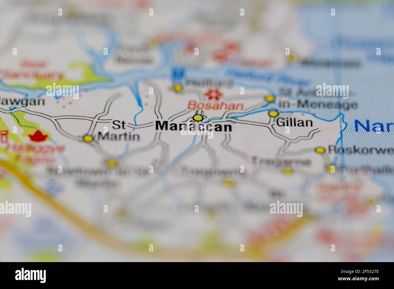 Carte de manaccan Banque de photographies et d’images à haute ...