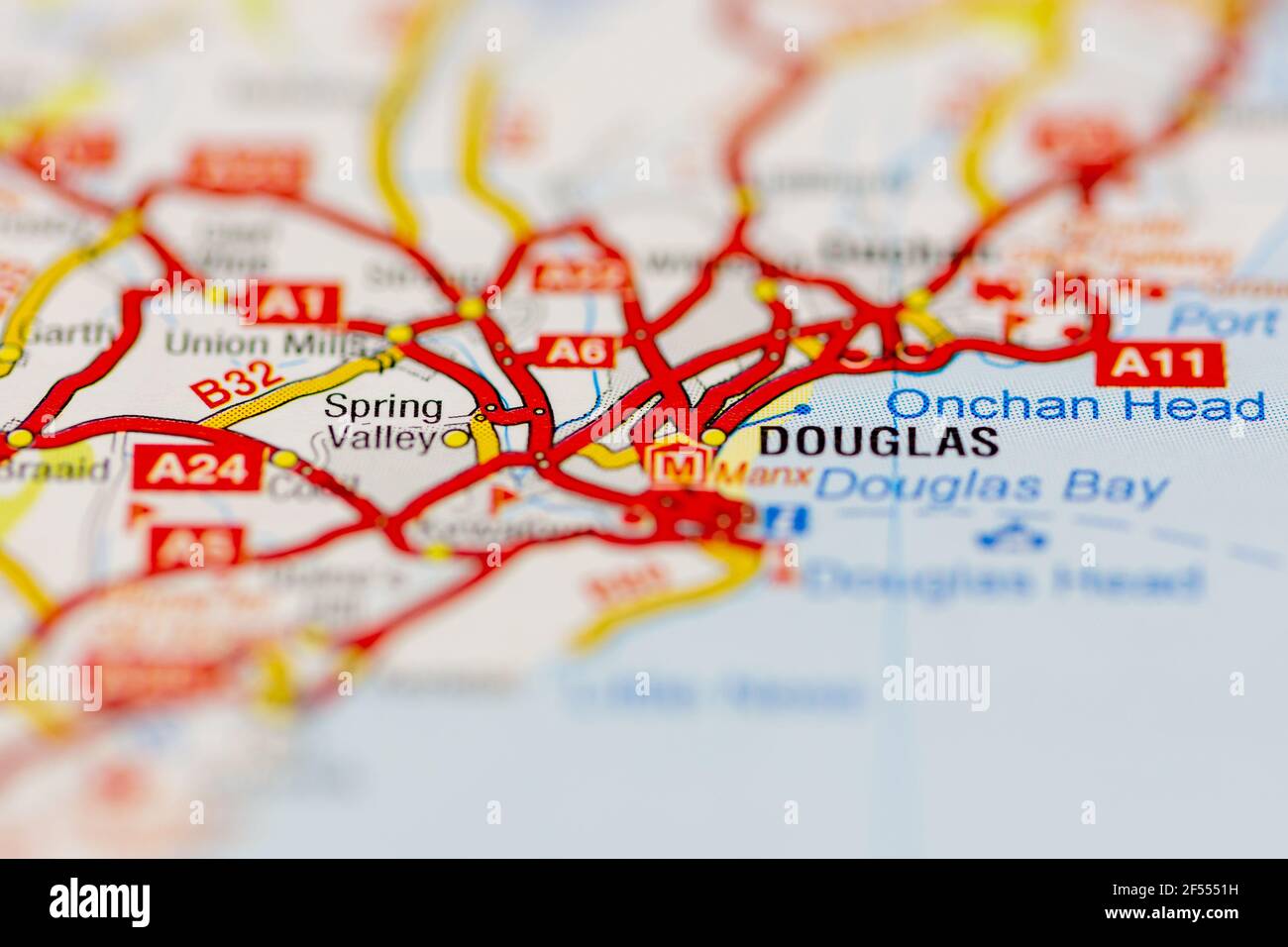 Douglas map Banque de photographies et d’images à haute résolution - Alamy