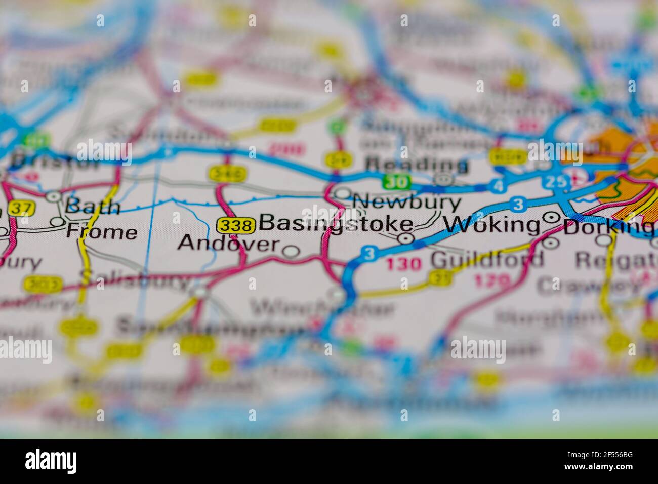 Mapa de basingstoke Banque de photographies et d’images à haute ...