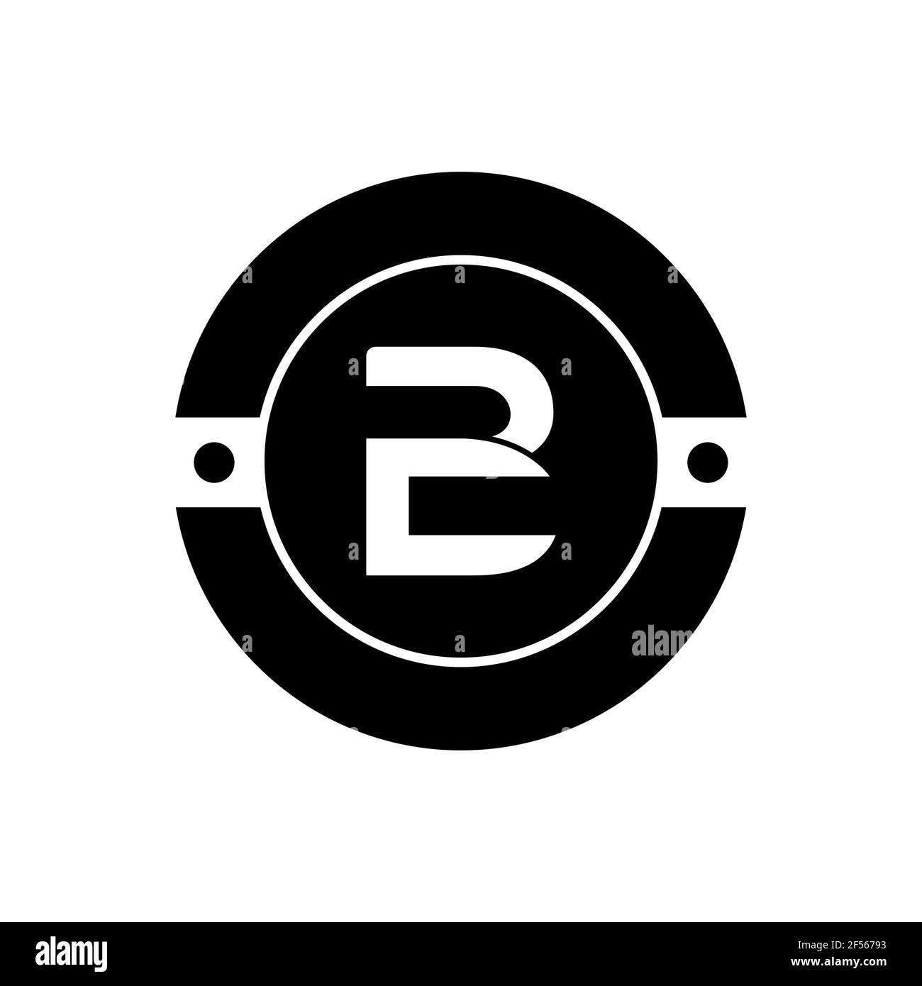 Lettres de l'alphabet initiales Monogram logo BC, CB, B et C Photo ...