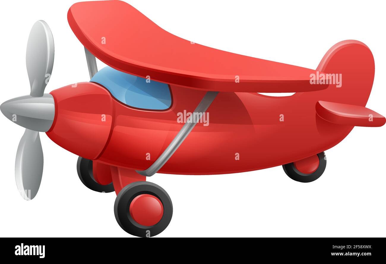 Avion de dessin pour enfants Banque d'images vectorielles - Alamy