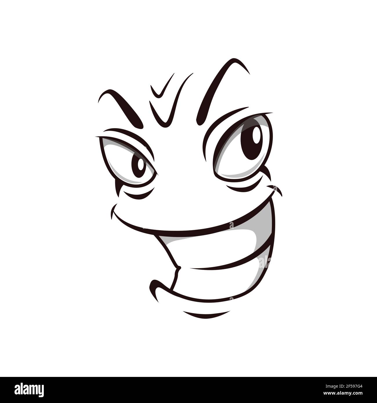 Méchant dessin animé Banque d'images vectorielles - Alamy
