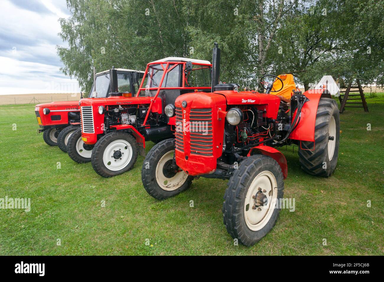 Tracteur Zetor 50 Super République Tchèque Photo Stock - Alamy
