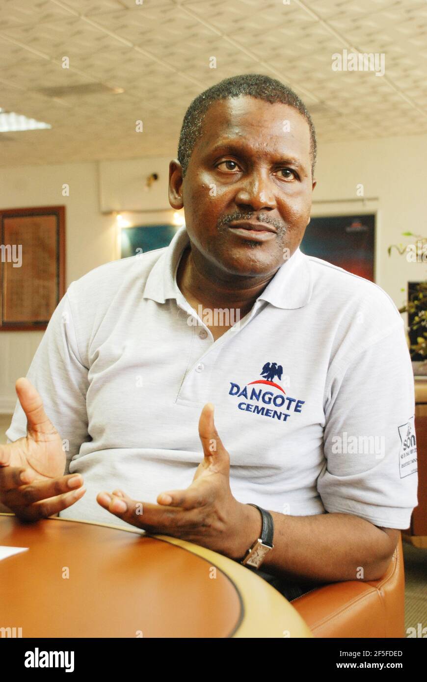 Aliko Dangote Un Magnat Nigérian Milliardaire La Personne La Plus