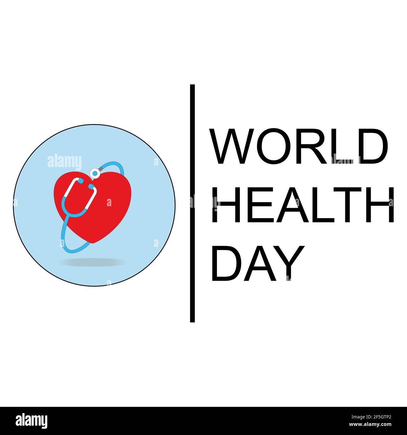 Journée mondiale de la santé. Affiche vecteur santé, protection de la ...