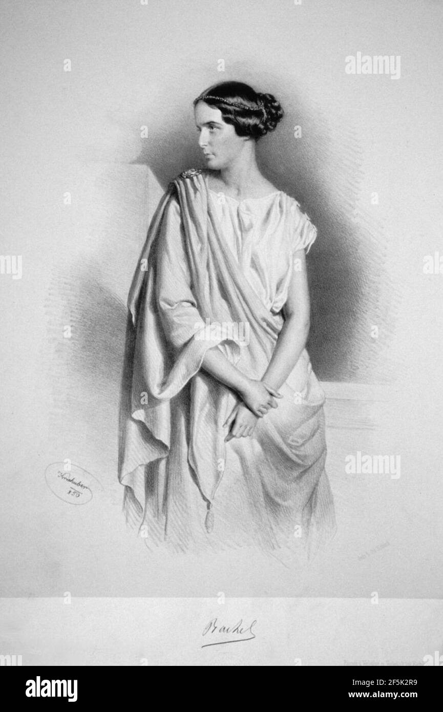 Rachel félix Banque d'images noir et blanc - Alamy