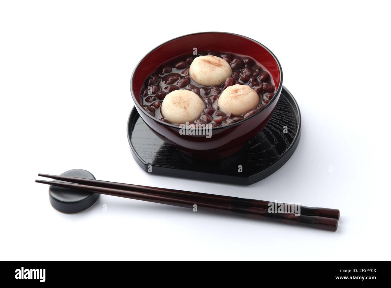 Soupe de riz soupe aux haricots rouges Banque d'images détourées - Alamy