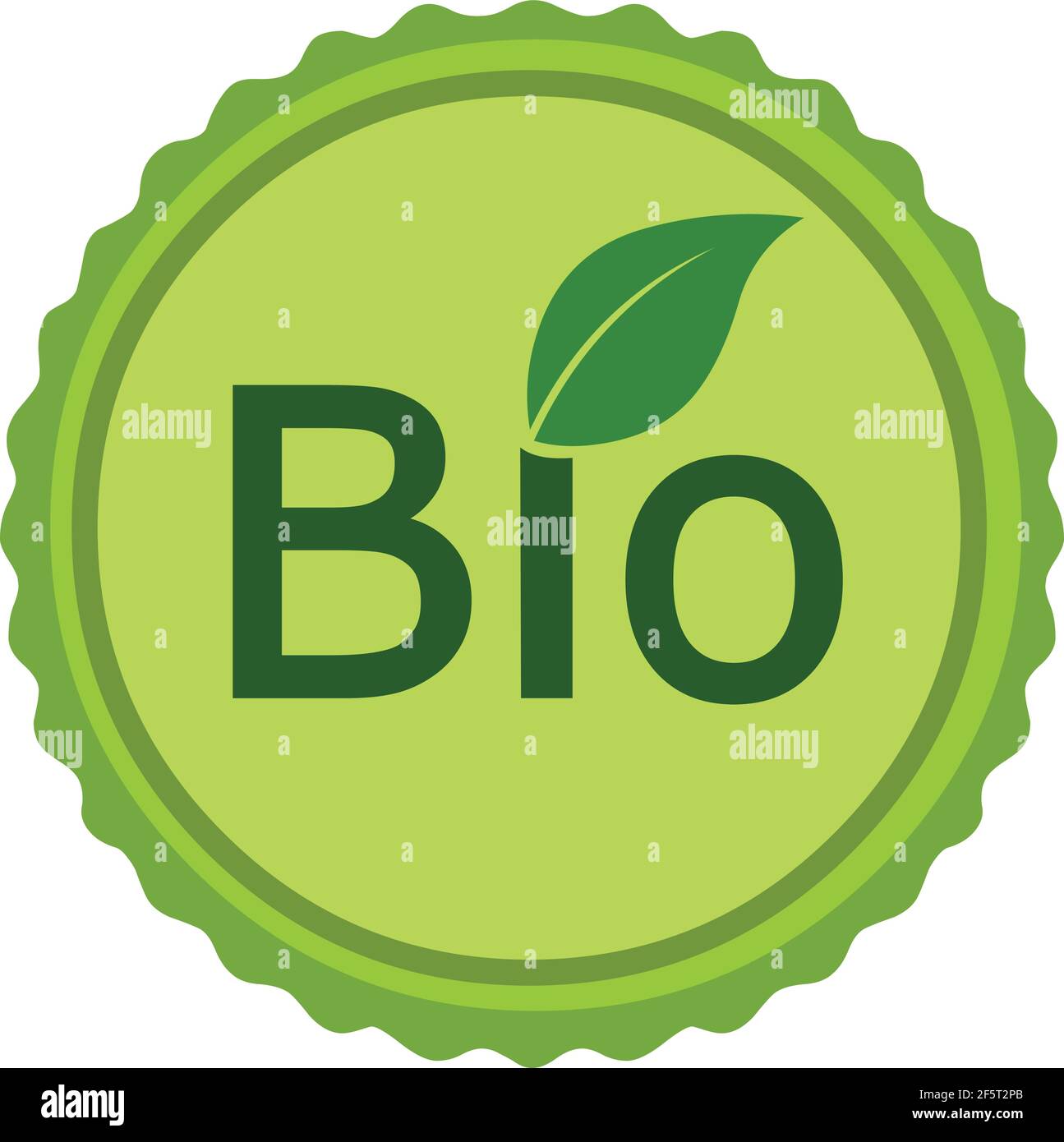 Icône de vecteur de l'étiquette bio logo vecteur isolé sur fond blanc ...