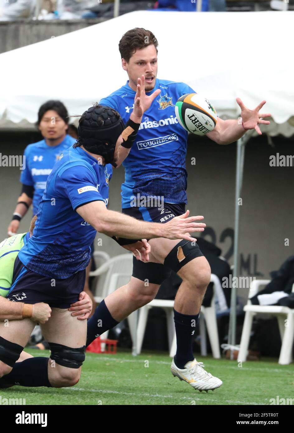 28 mars 2021, Tokyo, Japon - Panasonic Wild Knights No.8 Jack Cornelsen ...