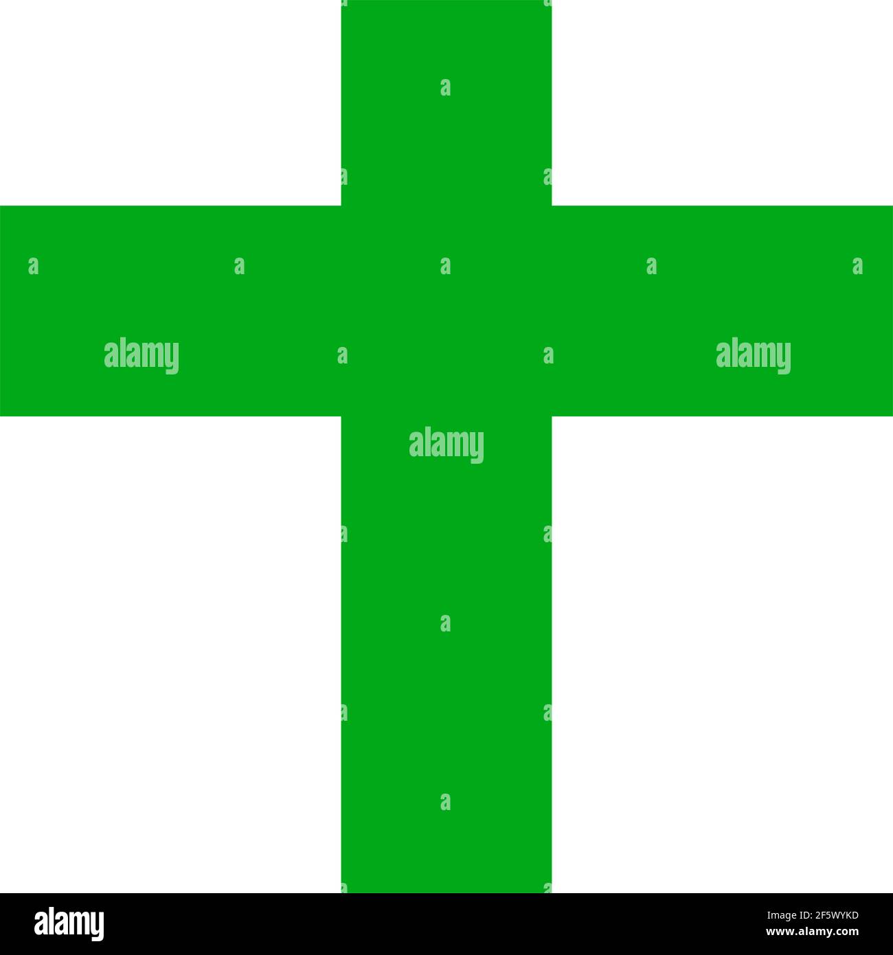 Symbole en croix, signe et icône. Christian Cross — Illustration ...