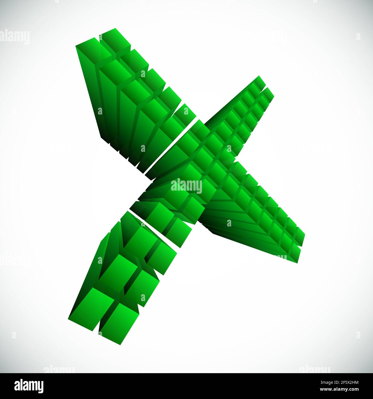 Signe de croix, symbole. Letter X Graphics — Illustration vectorielle ...