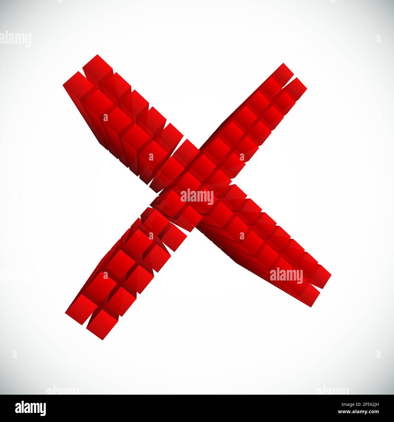 Signe de croix, symbole. Letter X Graphics — Illustration vectorielle ...