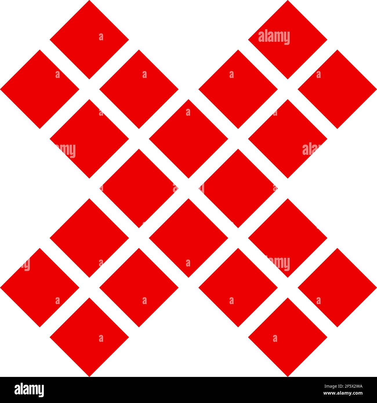 Signe de croix, symbole. Letter X Graphics — Illustration vectorielle ...