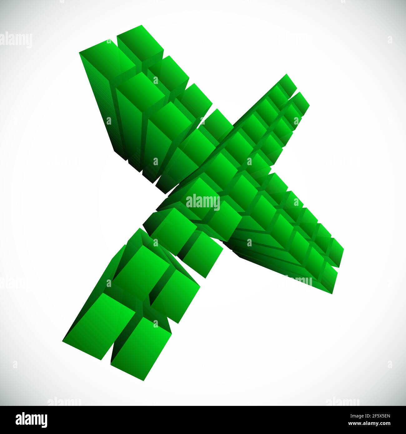 Signe de croix, symbole. Letter X Graphics — Illustration vectorielle ...